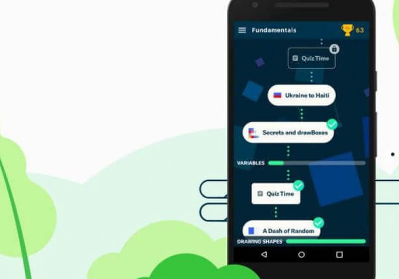 'Grasshopper' is an app that uses puzzles and quizzes to teach you ...