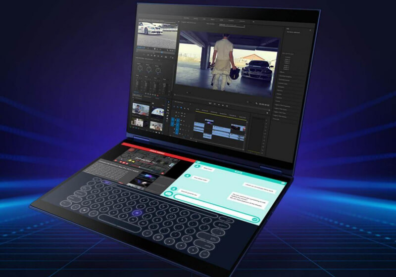 Asus unveils futuristic dual-screen PC with AI smarts | TechSpot