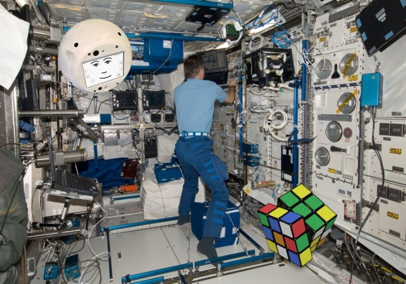 ISS crew members will soon be joined by a floating, autonomous robot ...