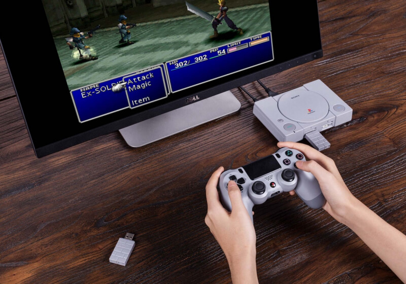 Add wireless controller support to your PlayStation Classic with 8BitDo ...