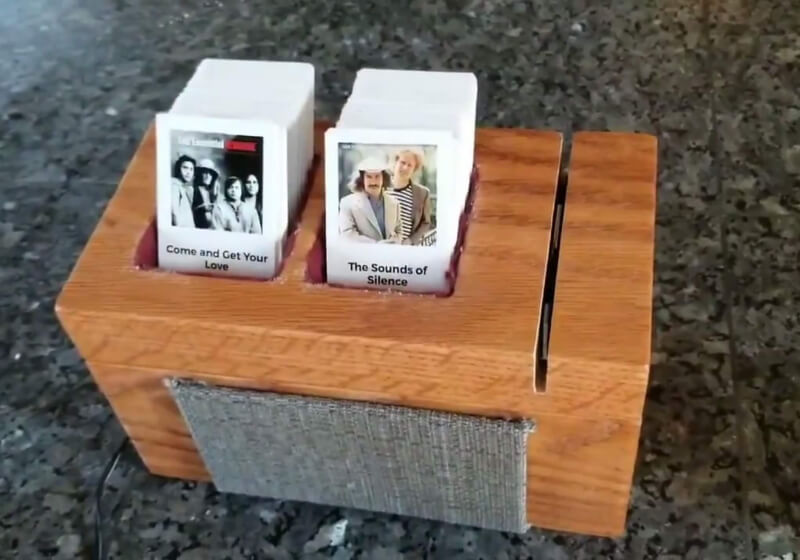 Check out this homemade jukebox that uses swipe cards to play songs ...