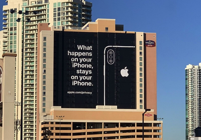 Apple's CES ad takes aim at rivals with privacy boast | TechSpot