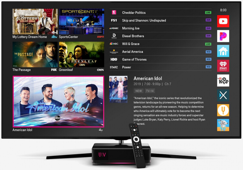 T-Mobile unveils home TV service which it is calling TVision Home ...