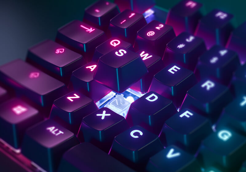 SteelSeries' new mechanical switches offer adjustable actuation points ...