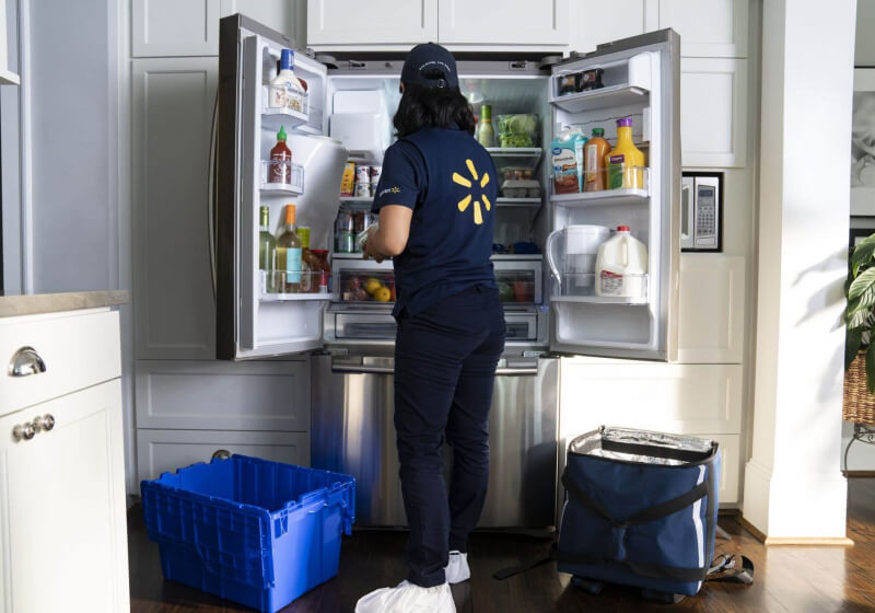 Walmart delivery service that places groceries in your fridge launches ...