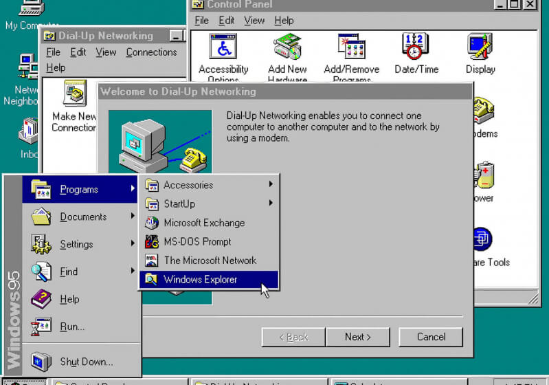 Wiggling the mouse in Windows 95 made the operating system faster ...