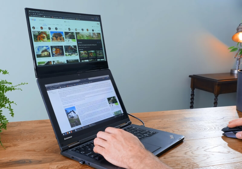 YouTuber builds DIY version of Intel's dual-screen Honeycomb Glacier ...