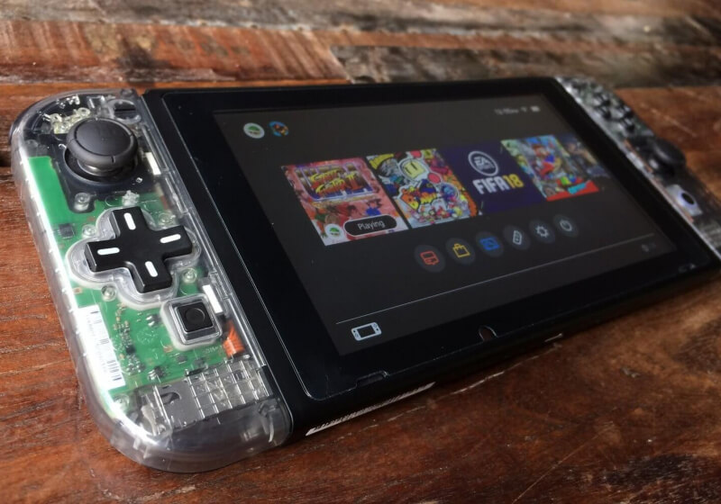 Gamer builds Frankenstein Nintendo Switch out of replacement parts ...