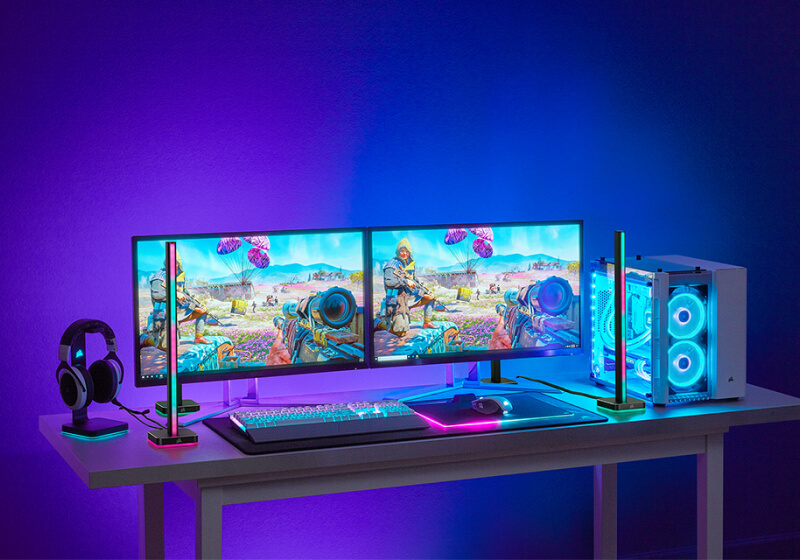 Add more RGB to your gaming setup with Corsair's LT100 smart lighting ...