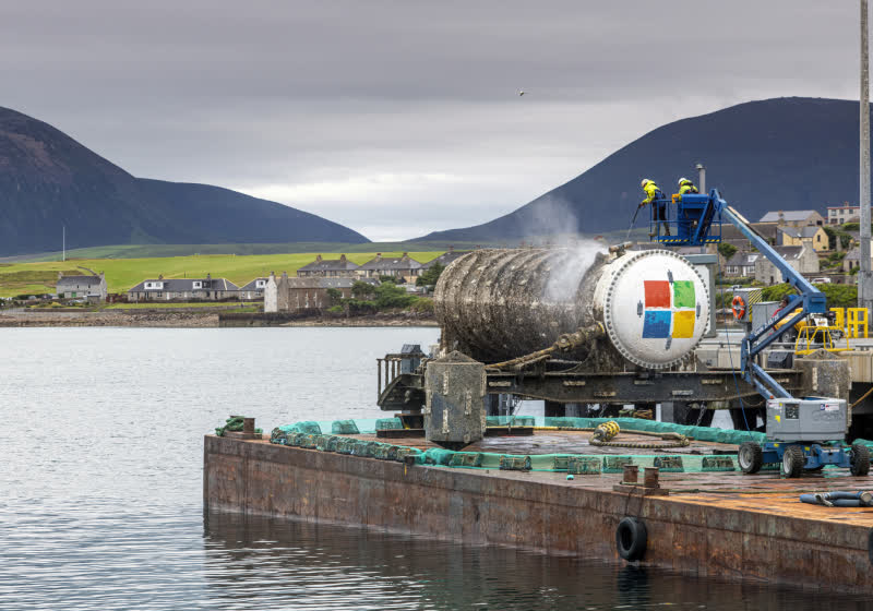 Microsoft brings its experimental underwater data center to surface ...
