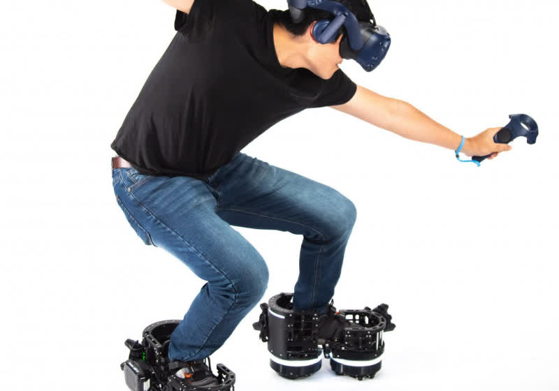 Robotic VR boots let you walk without moving forward | TechSpot