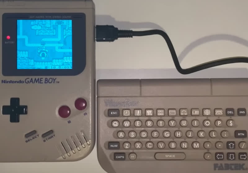 YouTuber finds a functional WorkBoy, a Game Boy PDA accessory lost for ...