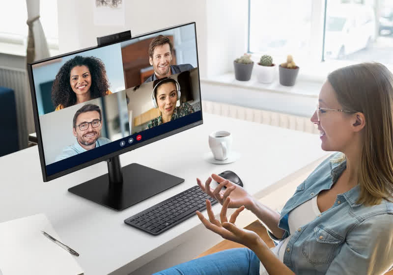 Samsung reveals new WFH-focused monitor with built-in webcam and ...