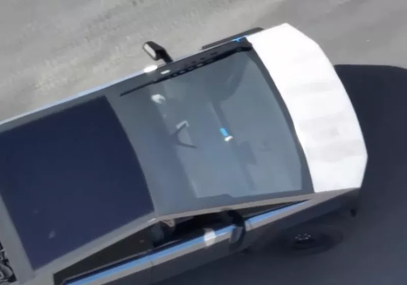 Tesla Cybertruck prototype spotted with a ludicrously long windshield ...