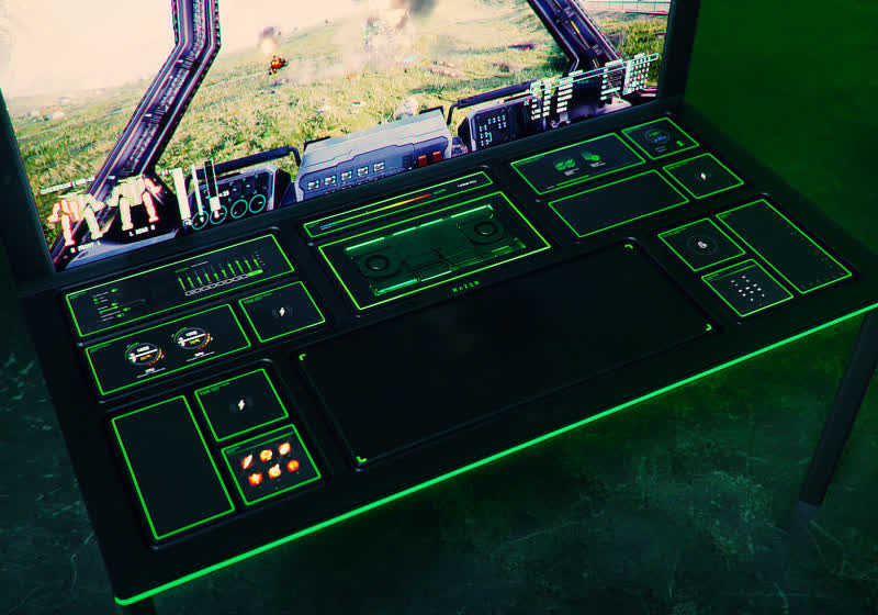 Razer Project Sophia is an all-in-one modular desk with an integrated ...