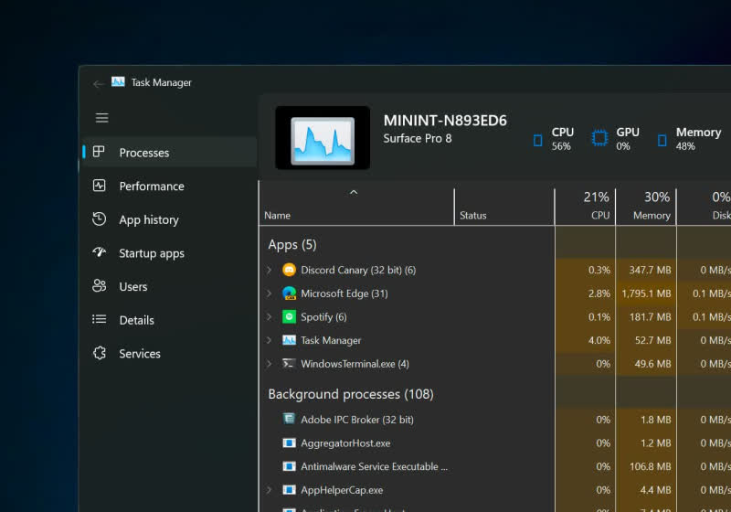 Microsoft is bringing a redesigned Task Manager to Windows 11 | TechSpot Microsoft is bringing a redesigned Task Manager to Windows 11 | TechSpot