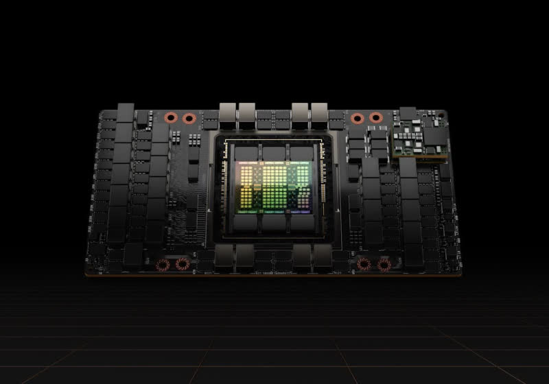 Nvidia's Hopper H100 pictured, features 80GB HBM3 memory and impressive ...