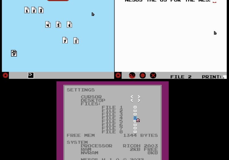 Turn your old Nintendo into a word processor with this NES operating ...