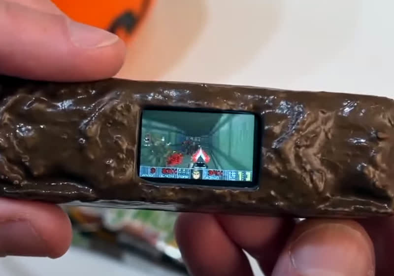 This candy bar running Doom is the best Halloween candy | TechSpot