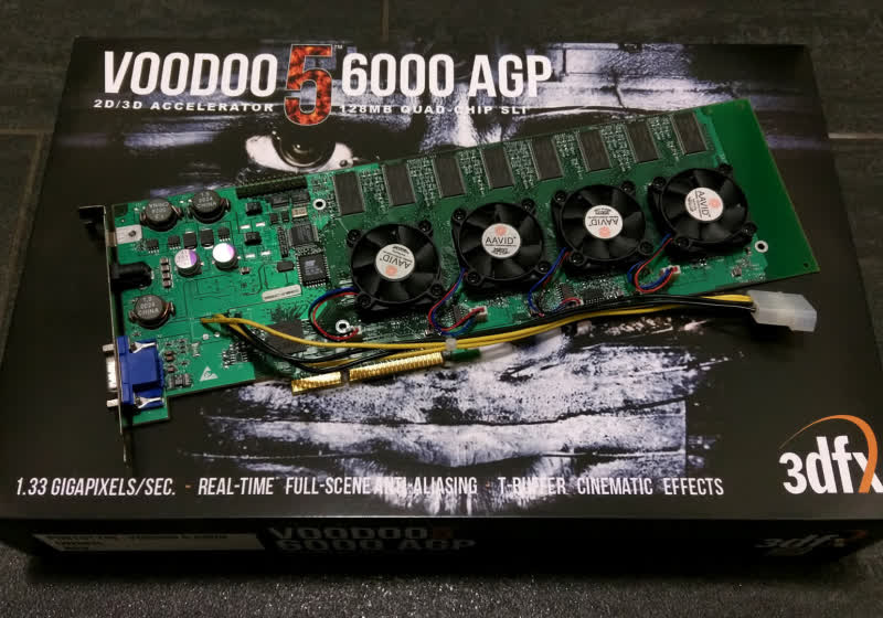 Unreleased 3Dfx Voodoo 5 6000 hits eBay, already bid beyond $12K | TechSpot