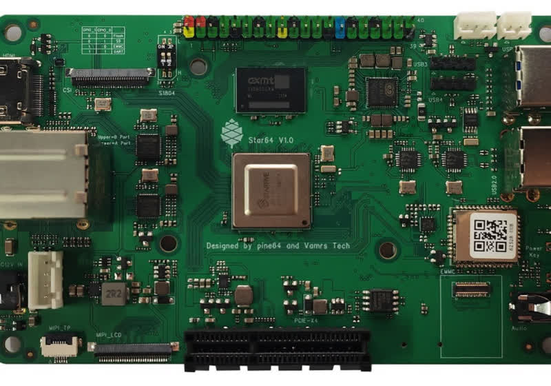 Star64 is a new RISC-V, single-board computer for developers and ...