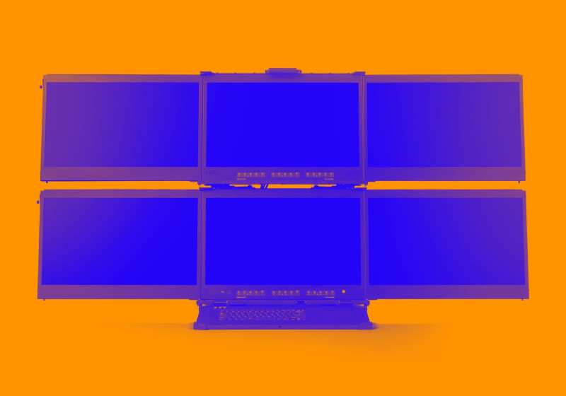 Updated six-screen workstation packs 192 cores, 384 threads, and 3TB of ...