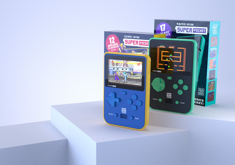 Super Pocket retro handheld comes with built-in games, supports ...
