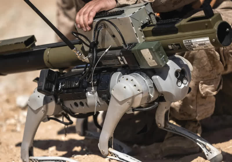 US Marines show off rocket launcher-carrying robot dog in demo video ...
