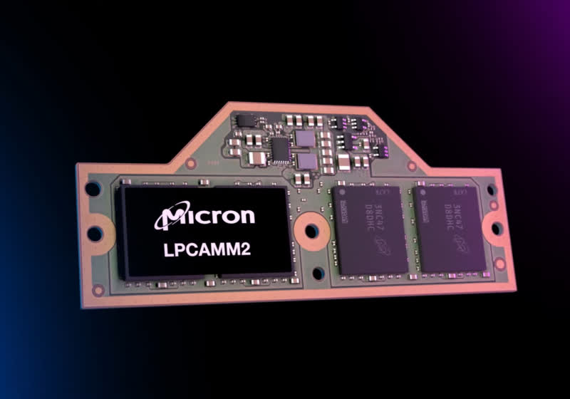 Micron announces first LPCAMM2 memory modules to improve laptop serviceability and battery life ...