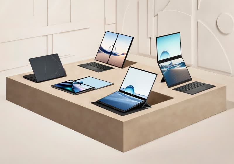 TechSpot - Asus unveils dual-screen laptop with detachable keyboard and ...