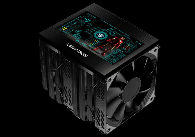 Lamptron unveils CPU cooler with Full HD display that doubles as second ...