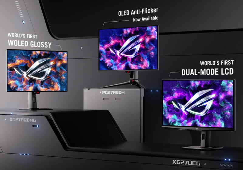 Asus is launching the world's first dual-mode LCD and glossy WOLED ...