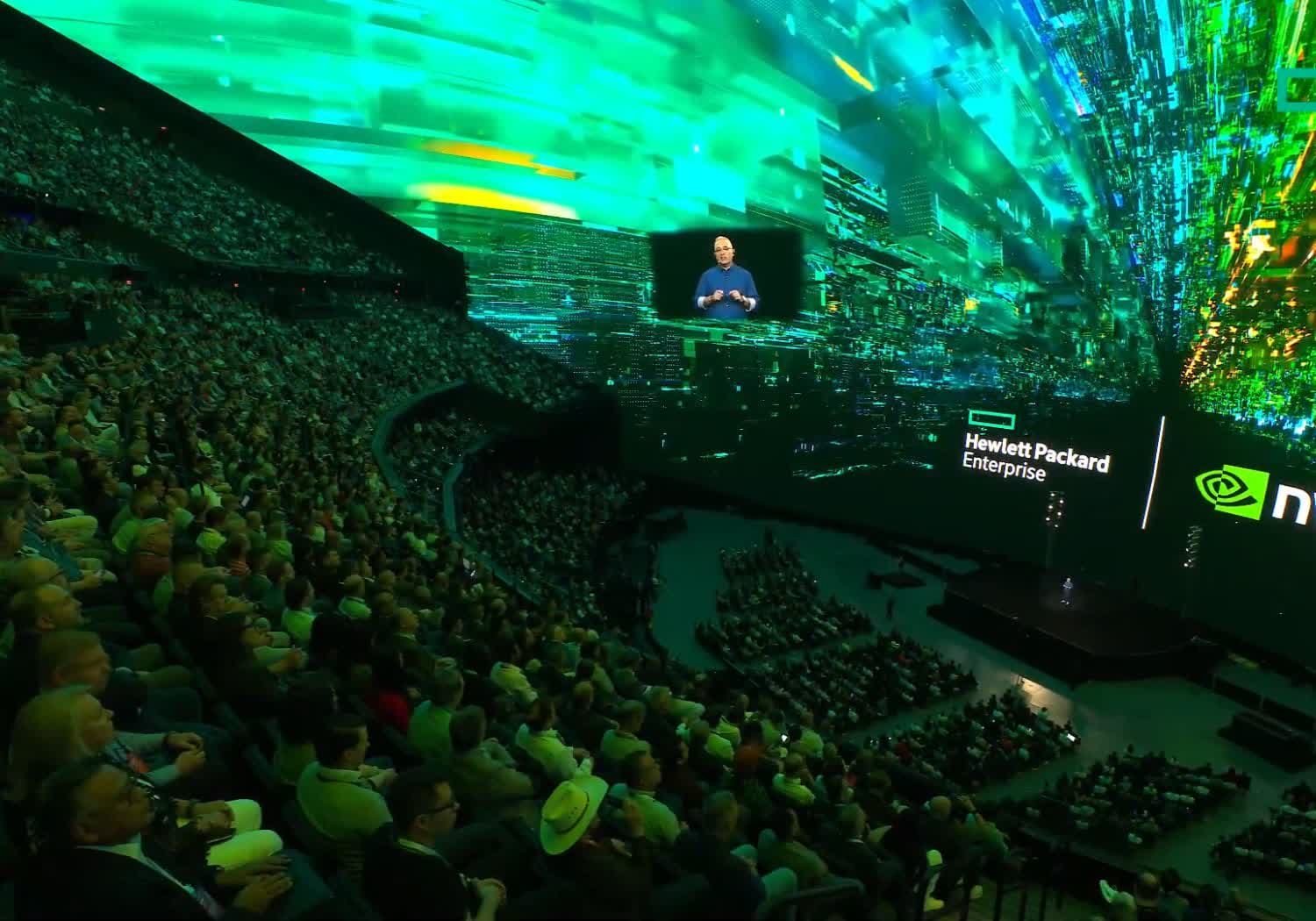 Redefining event keynotes: HPE's futuristic presentation at the Sphere ...