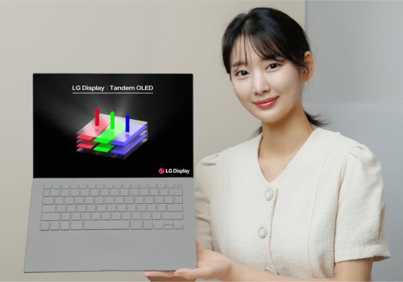LG Display begins mass production of world's first tandem OLED laptop ...