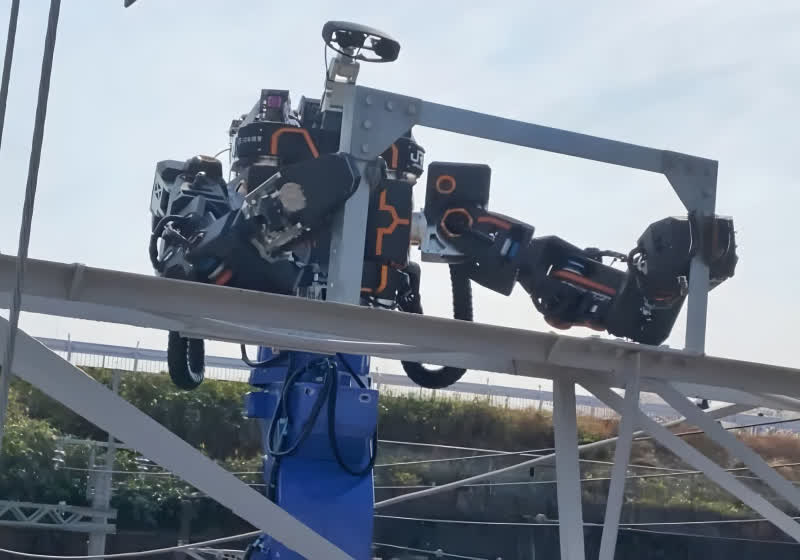 Japan's latest Gundam-style giant robot takes on railway maintenance ...