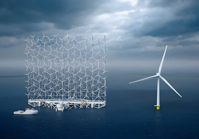 Giant floating wall of wind turbines moves a step closer to reality ...