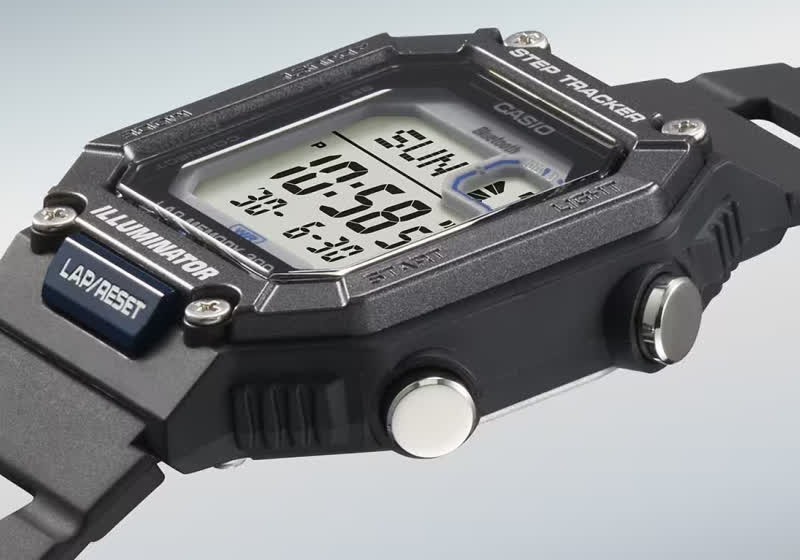 Casio baked a step tracker into this retro wristwatch | TechSpot