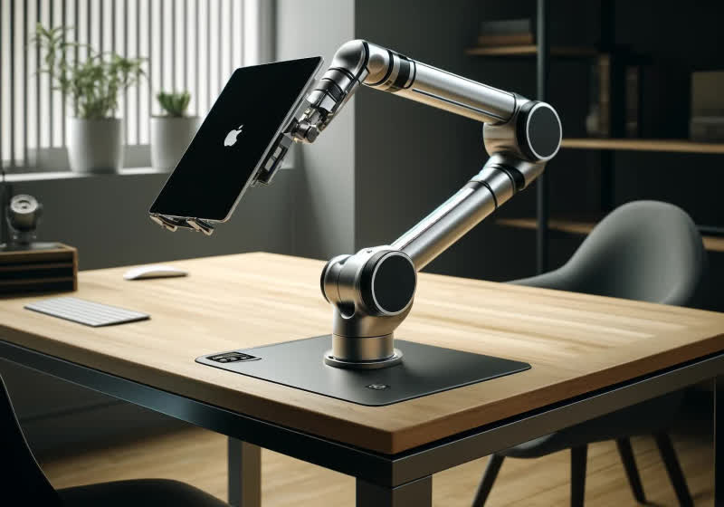 Apple is developing a $1,000 tabletop robotic arm equipped with an iPad ...