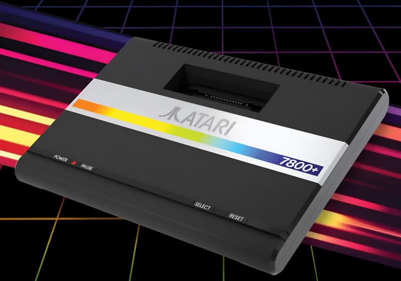 The Atari 7800+ is a modernized version of the 1986 console with HDMI ...