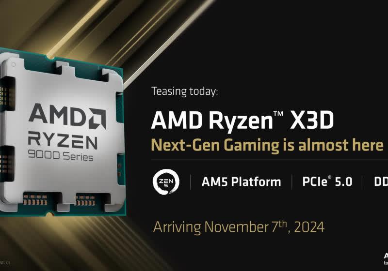 AMD confirms one Ryzen 9000X3D CPU arrives on November 7 | TechSpot
