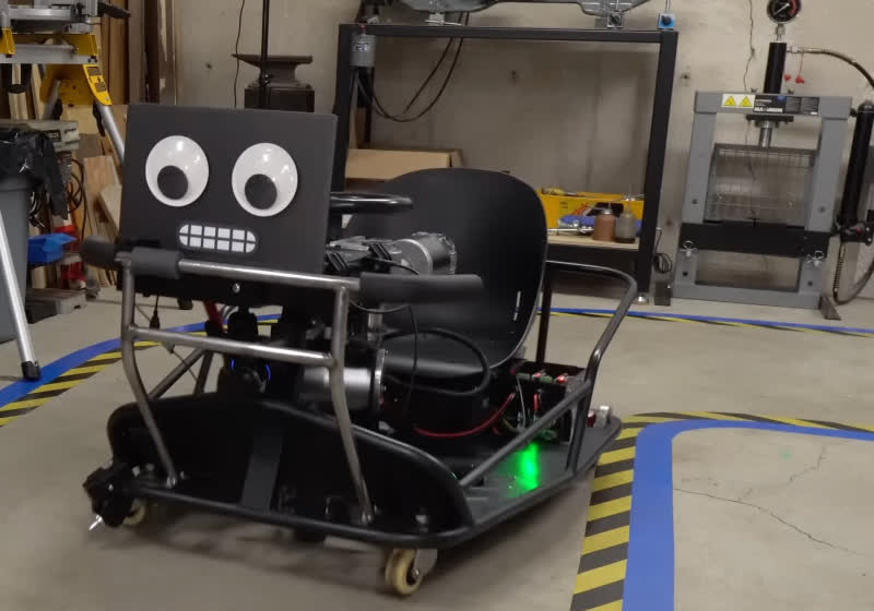 Go-kart ditches expensive sensors for a single camera to achieve ...