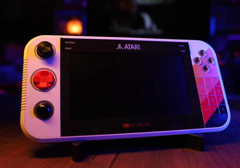 Atari teases handheld game system with a trackball and a numpad | TechSpot