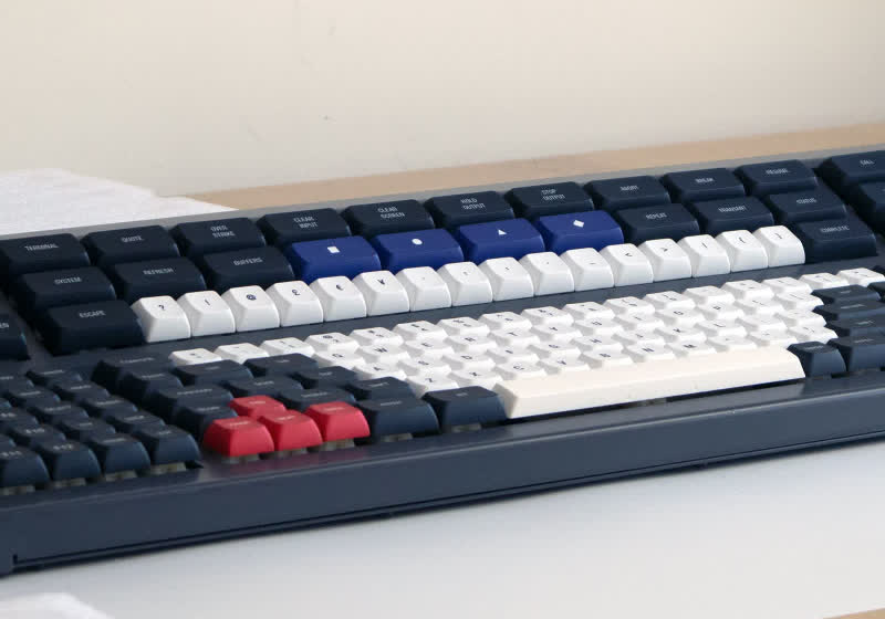 This massive 173% mechanical keyboard is a tribute to the classic space ...
